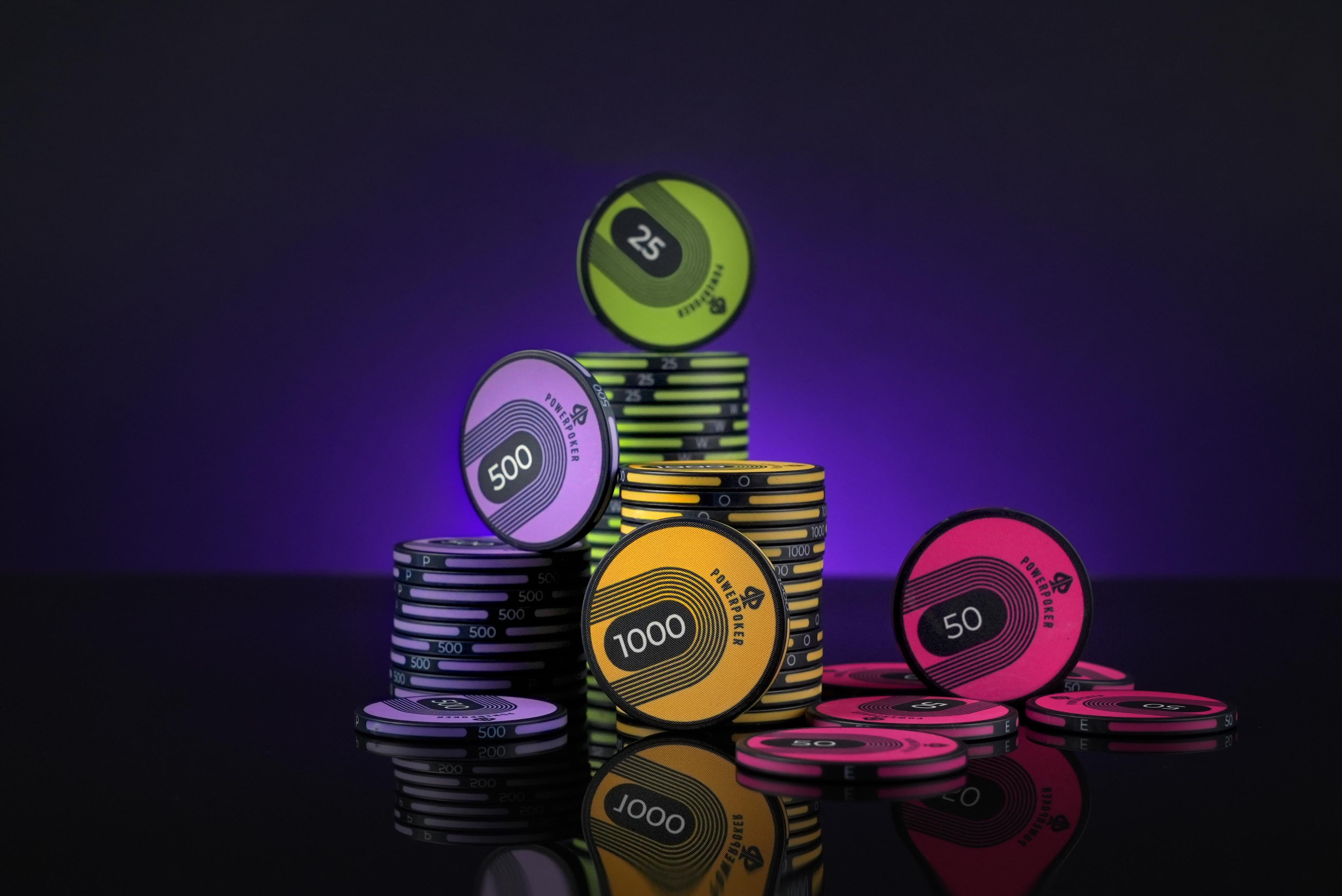 PowerPoker - Keramik Pokerchips - Sin City Edition
