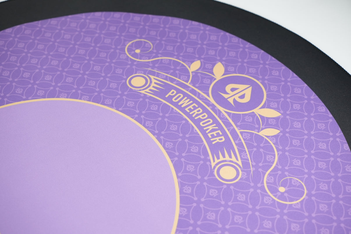 PowerPoker Poker Mat Royal Purple - Professional Poker Table Mat Made ...