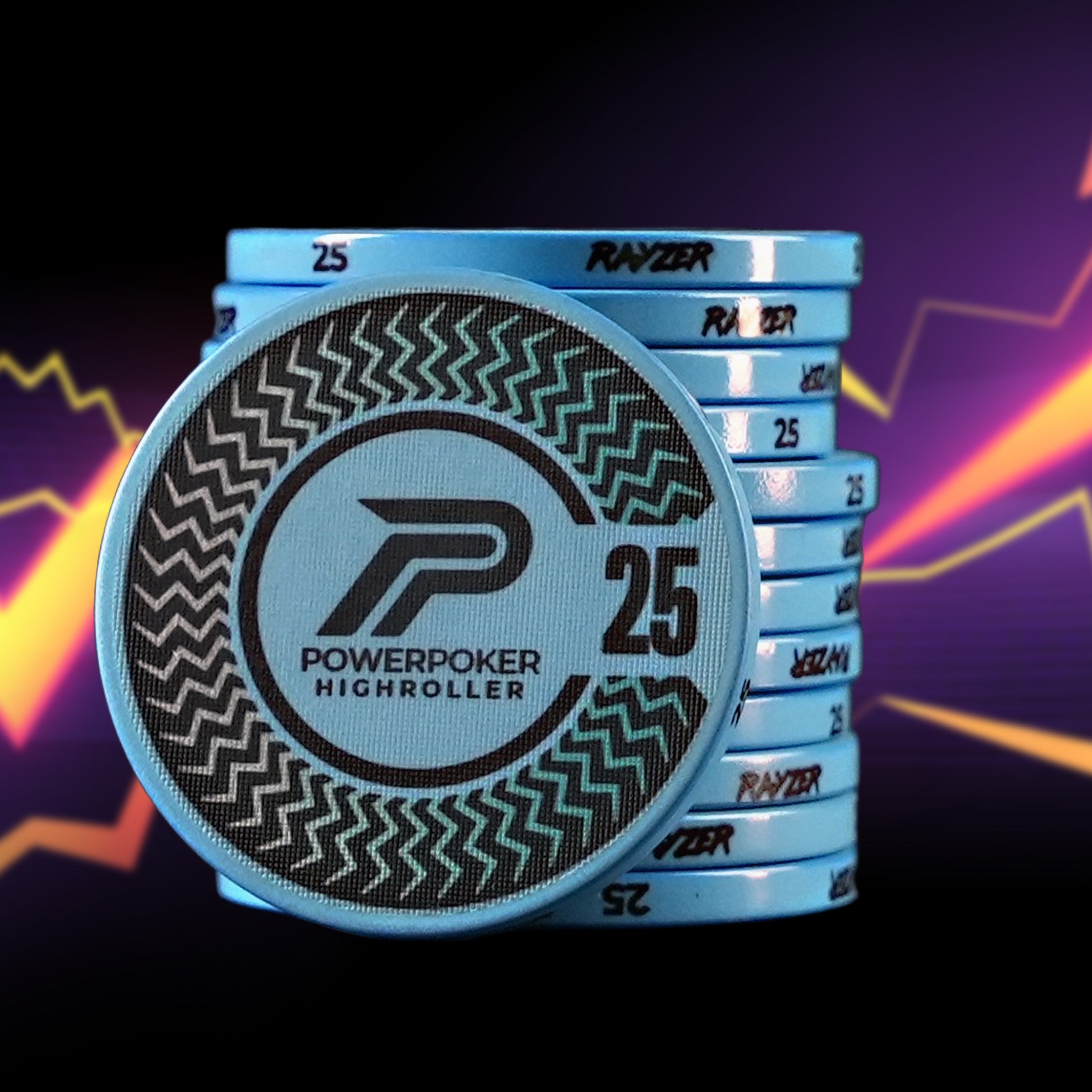 PowerPoker - Keramik Pokerchips - Pokerkoffer - Pokermatten - Zubehör