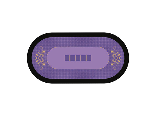 PowerPoker Poker Mat Royal Purple - Professional Poker Table Mat Made ...